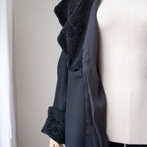 Antique 1900's Edwardian Heavy Princess Line Coat With Cord Embroidery ...