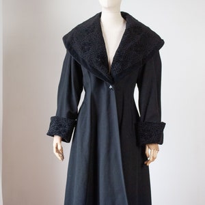 Antique 1900's Edwardian Heavy Princess Line Coat With Cord Embroidery ...