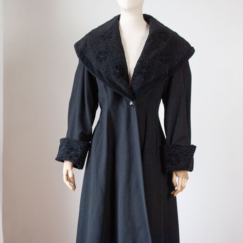 Antique 1900's Edwardian Heavy Princess Line Coat With - Etsy UK