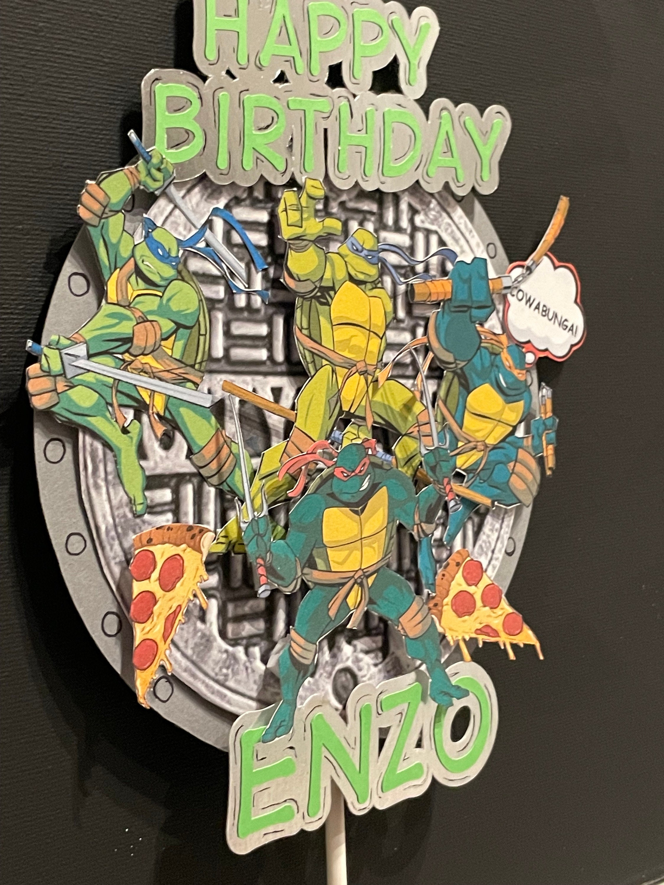 Ninja Turtles Cake Topper - Etsy