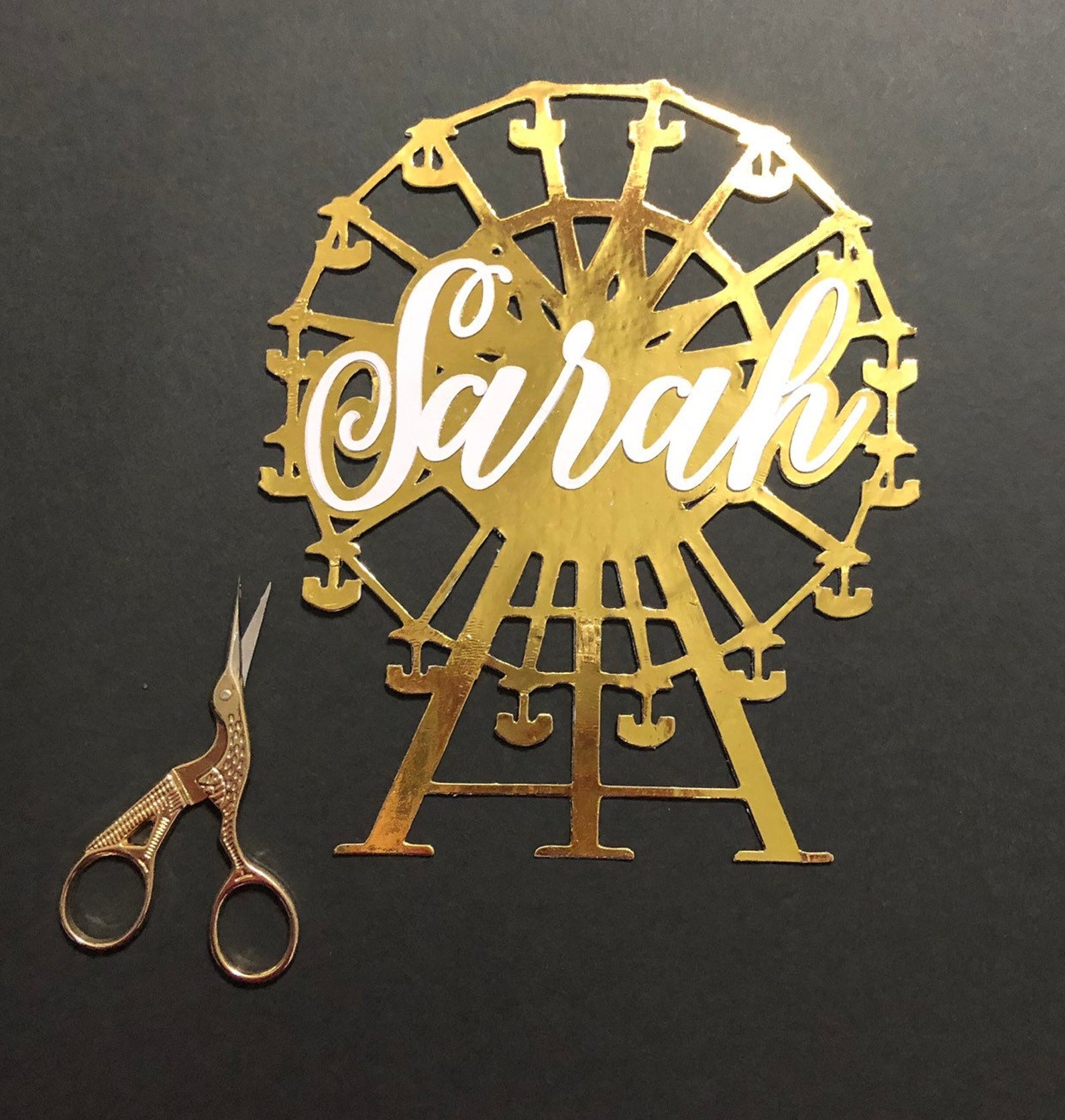 Ferris Wheel Cake Topper - Etsy