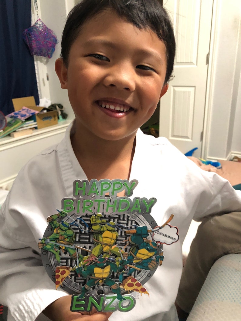 Ninja Turtles Cake Topper - Etsy