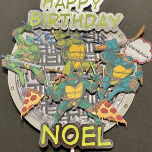 Ninja Turtles Cake Topper - Etsy
