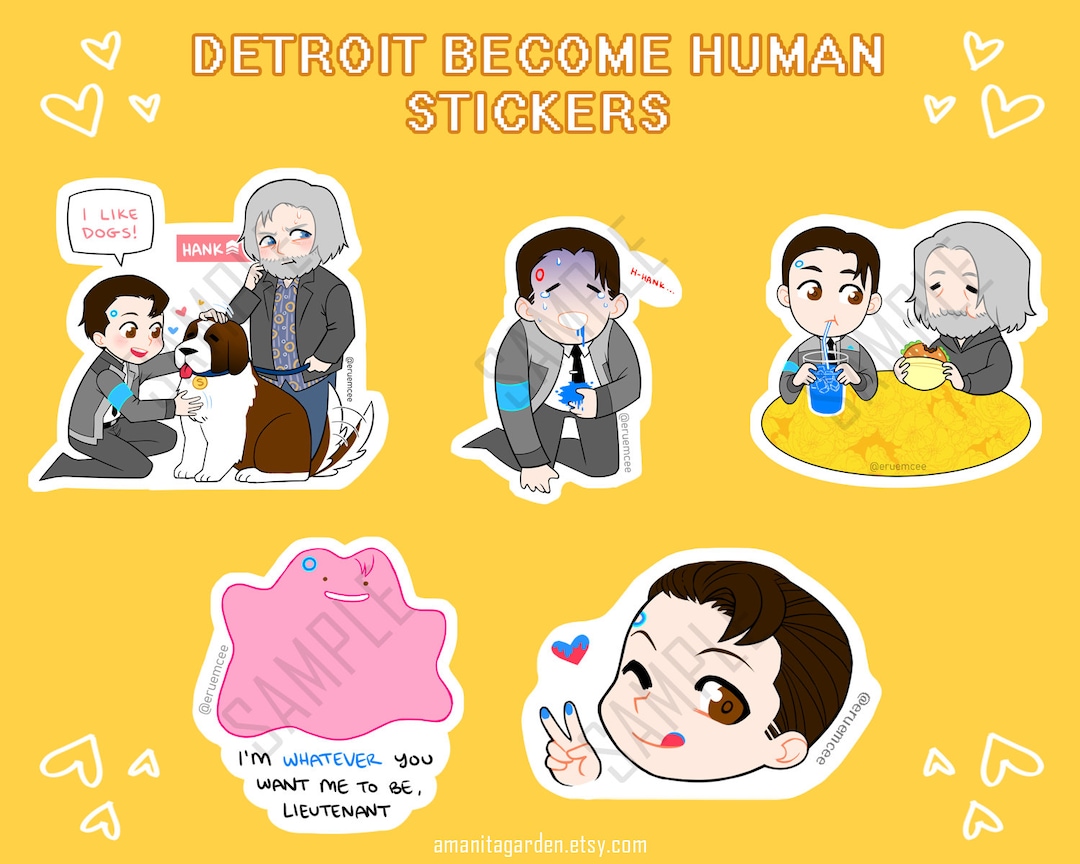 Detroit Become Human Stickers - Etsy
