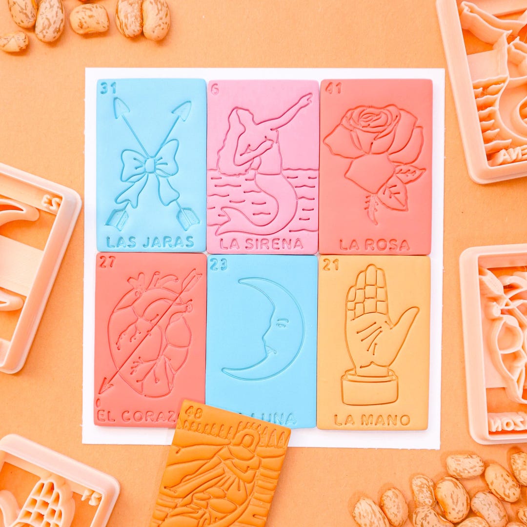 Mexican Lottery Polymer Clay Cutters - Etsy