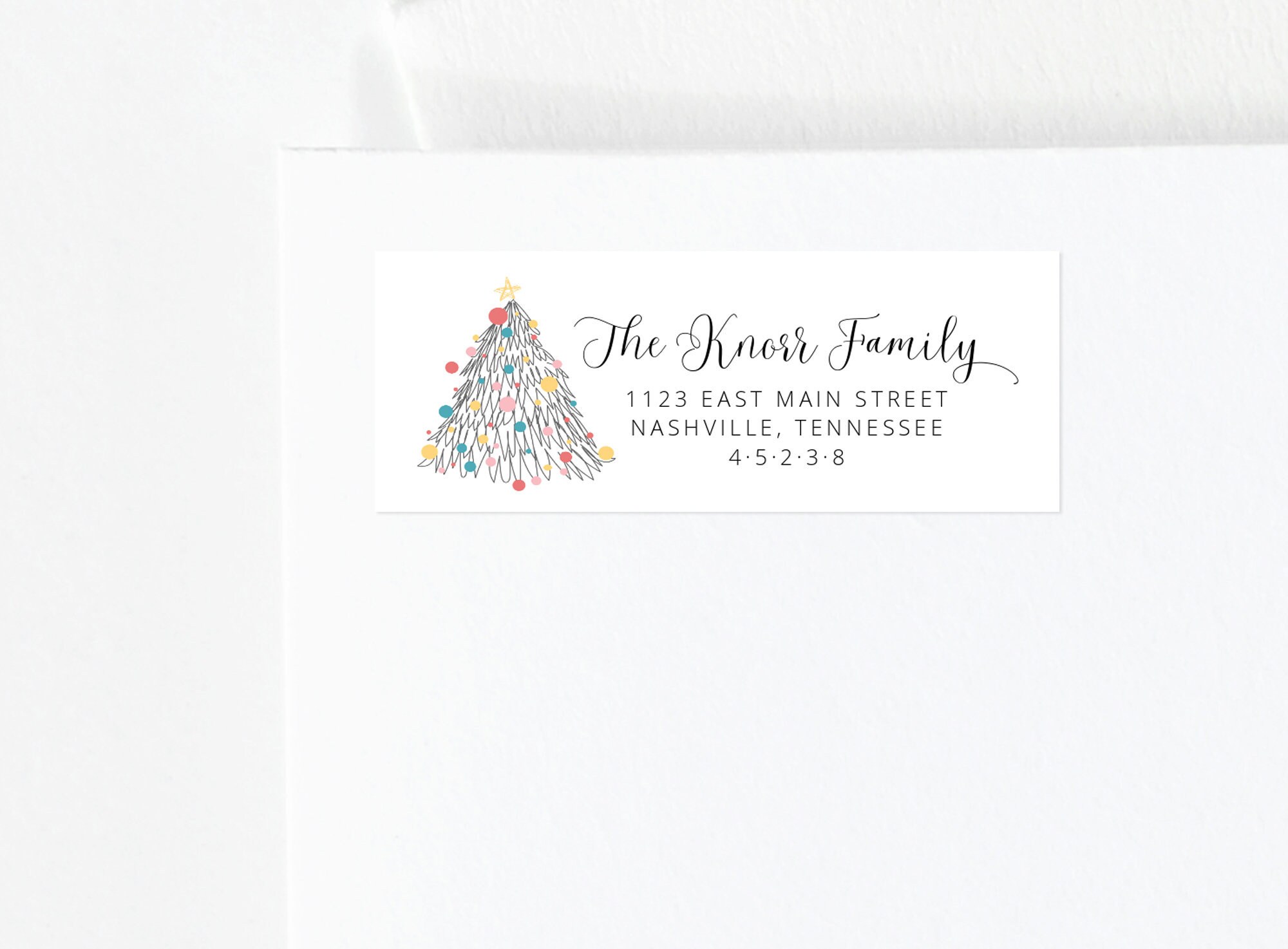 Christmas Address Sticker/recipient Address Label/printable Address ...