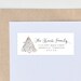 Christmas Address Sticker/recipient Address Label/printable Address ...