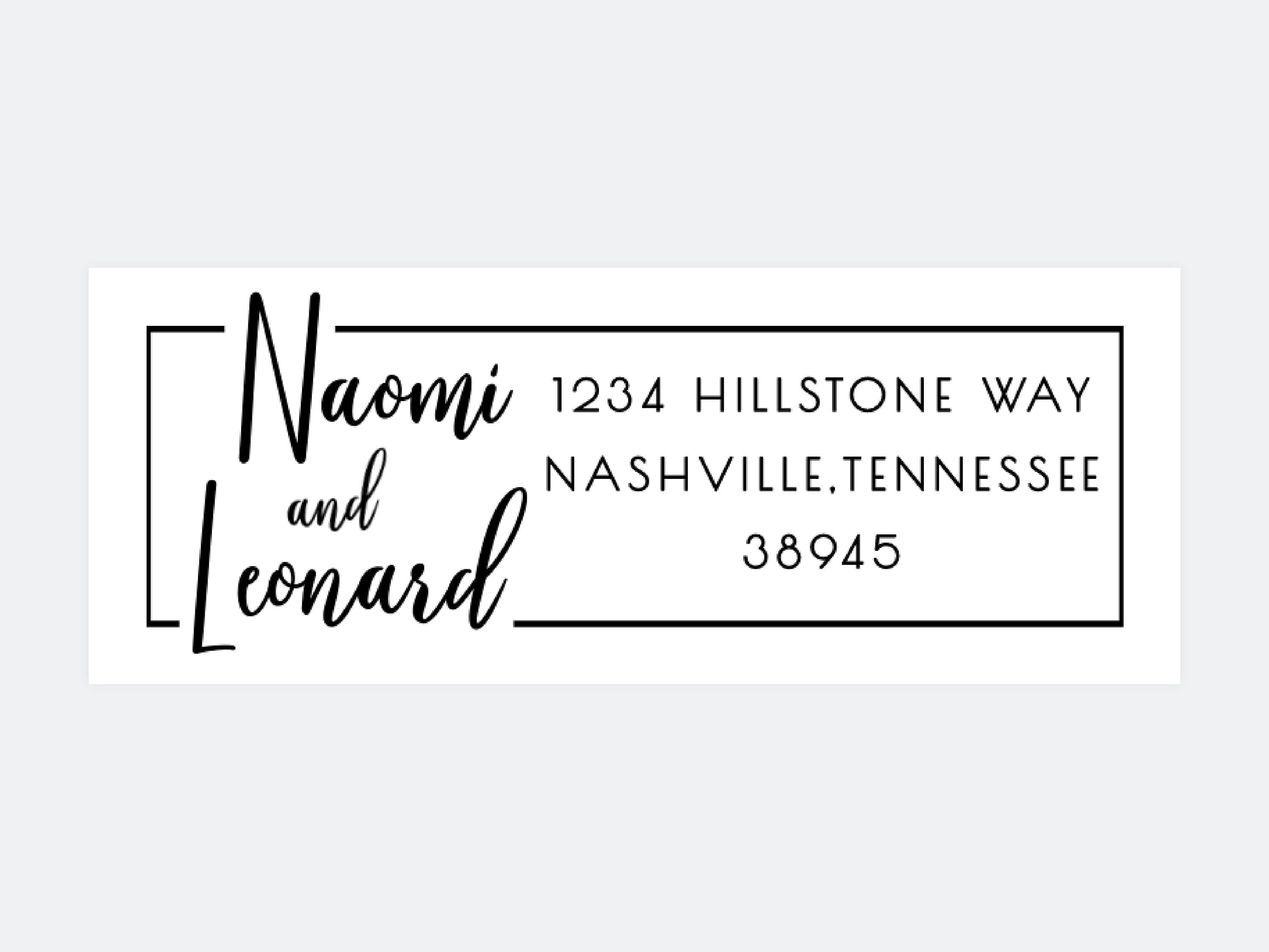 Custom Printable Return Address Label Template Digital Download ...