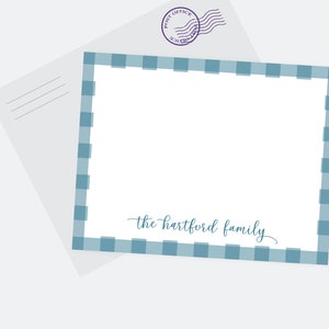 Note Card Template/printable Family Stationery/custom Notecard ...