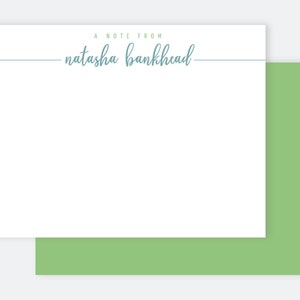 Note Card Template/printable Family Stationery/custom - Etsy