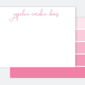 Note Card Template/printable Stationery/custom Notecard/personalized ...