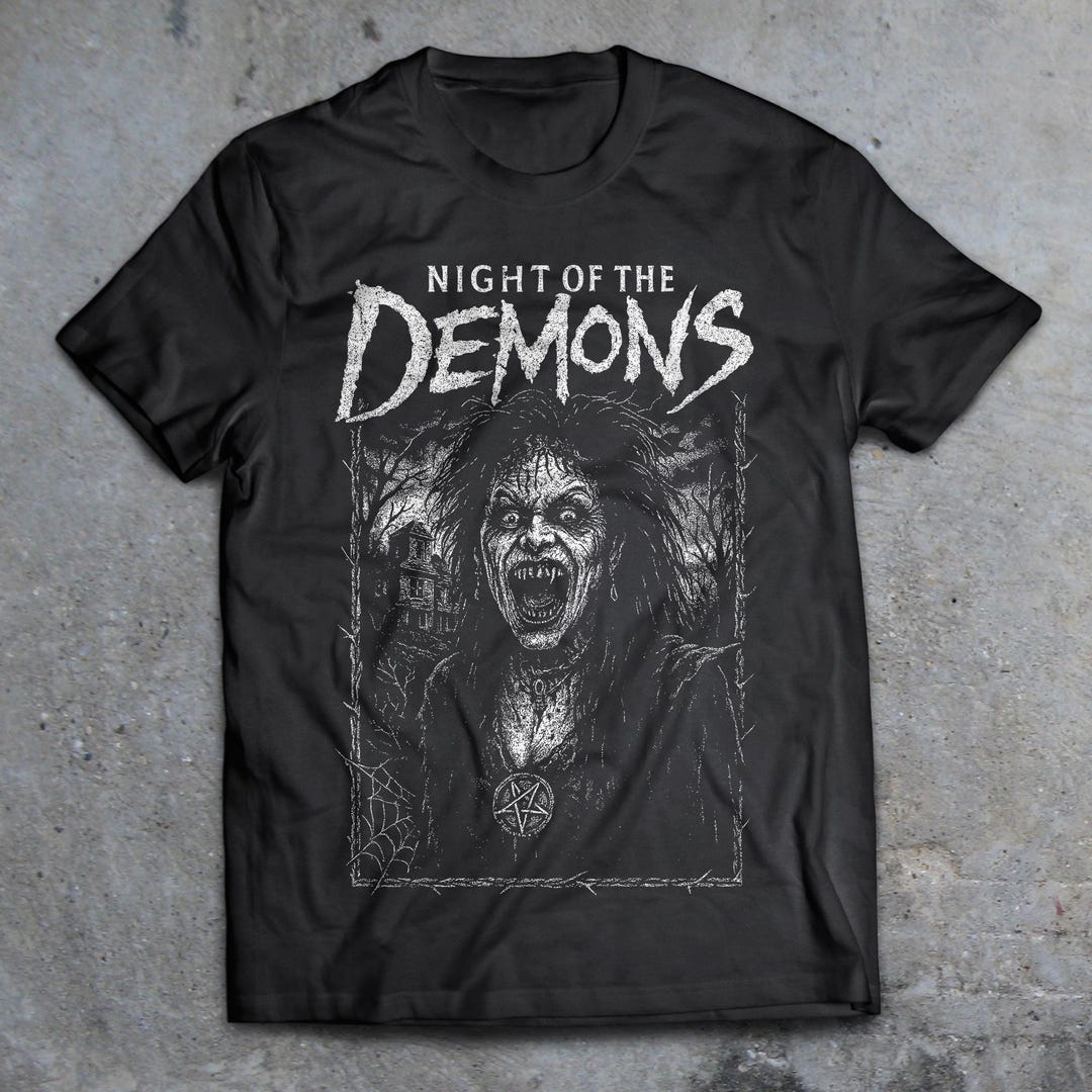 Night of the Demons 80s Horror Movie Shirt. Lost Boys, Terrifier ...