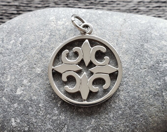Vintage Sterling Silver St Magnus Cross Pendant by Malcolm Gray ...