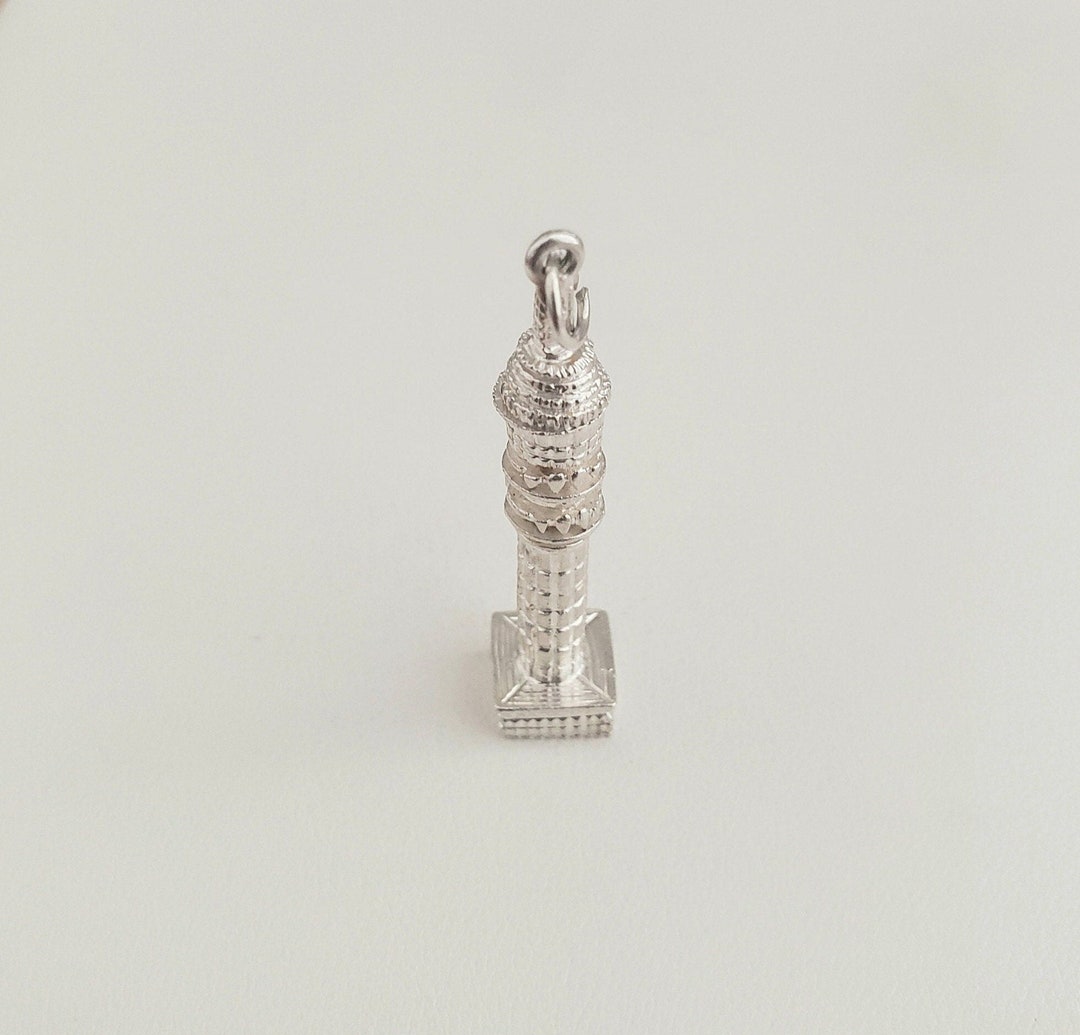 Vintage Sterling Silver BT Telecom Tower Charm London Souvenir - Etsy