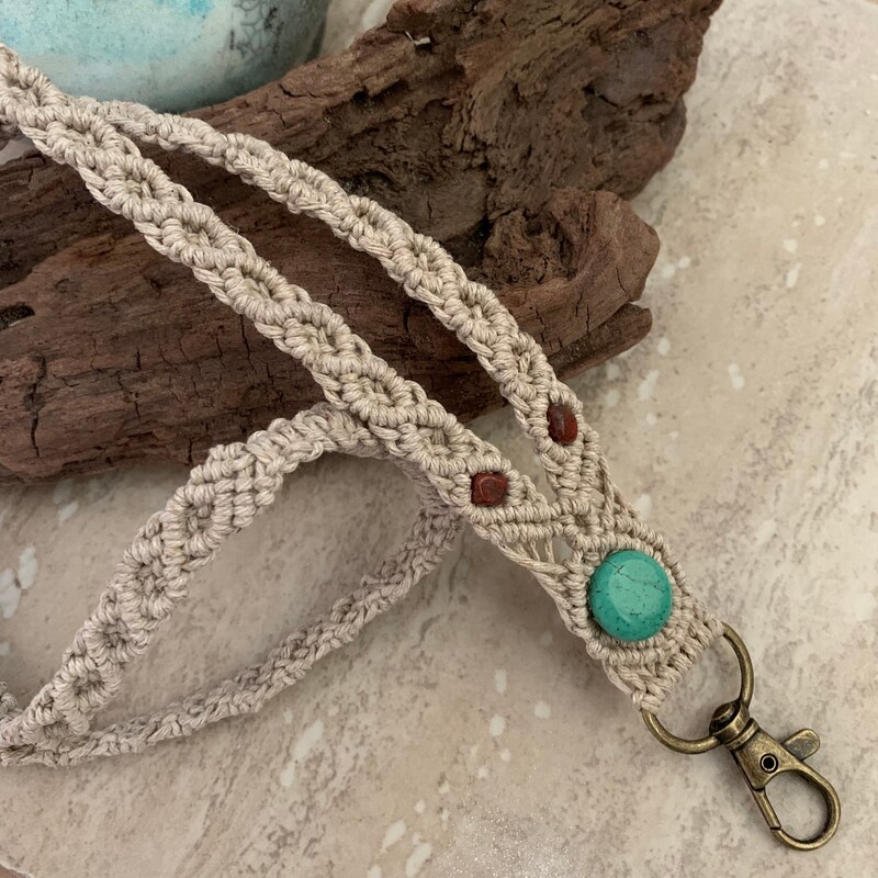 Macrame Lanyard - Etsy