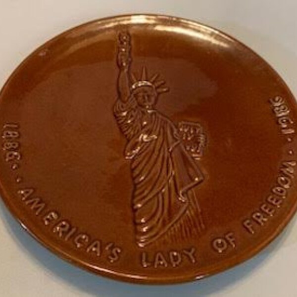 Statue Liberty Plate - Etsy