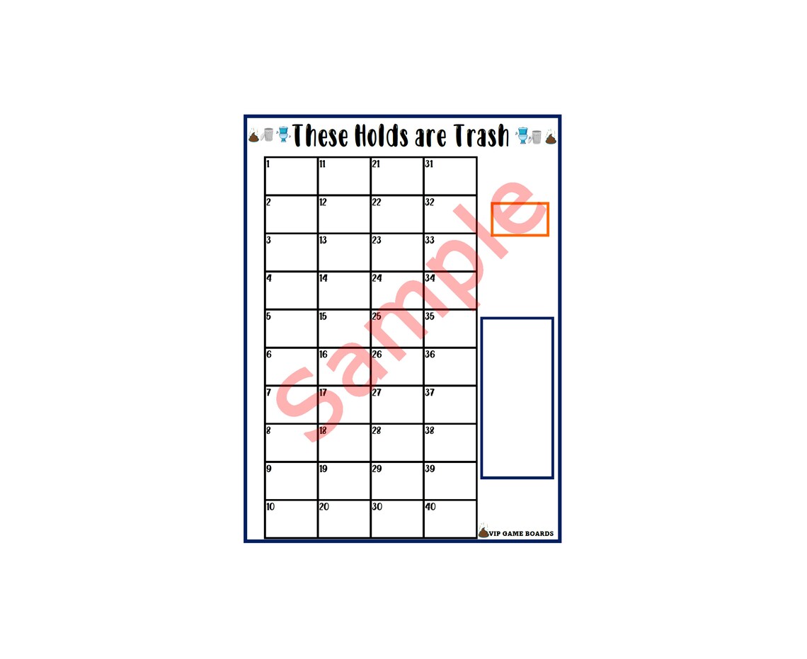 Holds Bingo These Cards Are Trash Theme. 25 Cards 3 Balls - Etsy