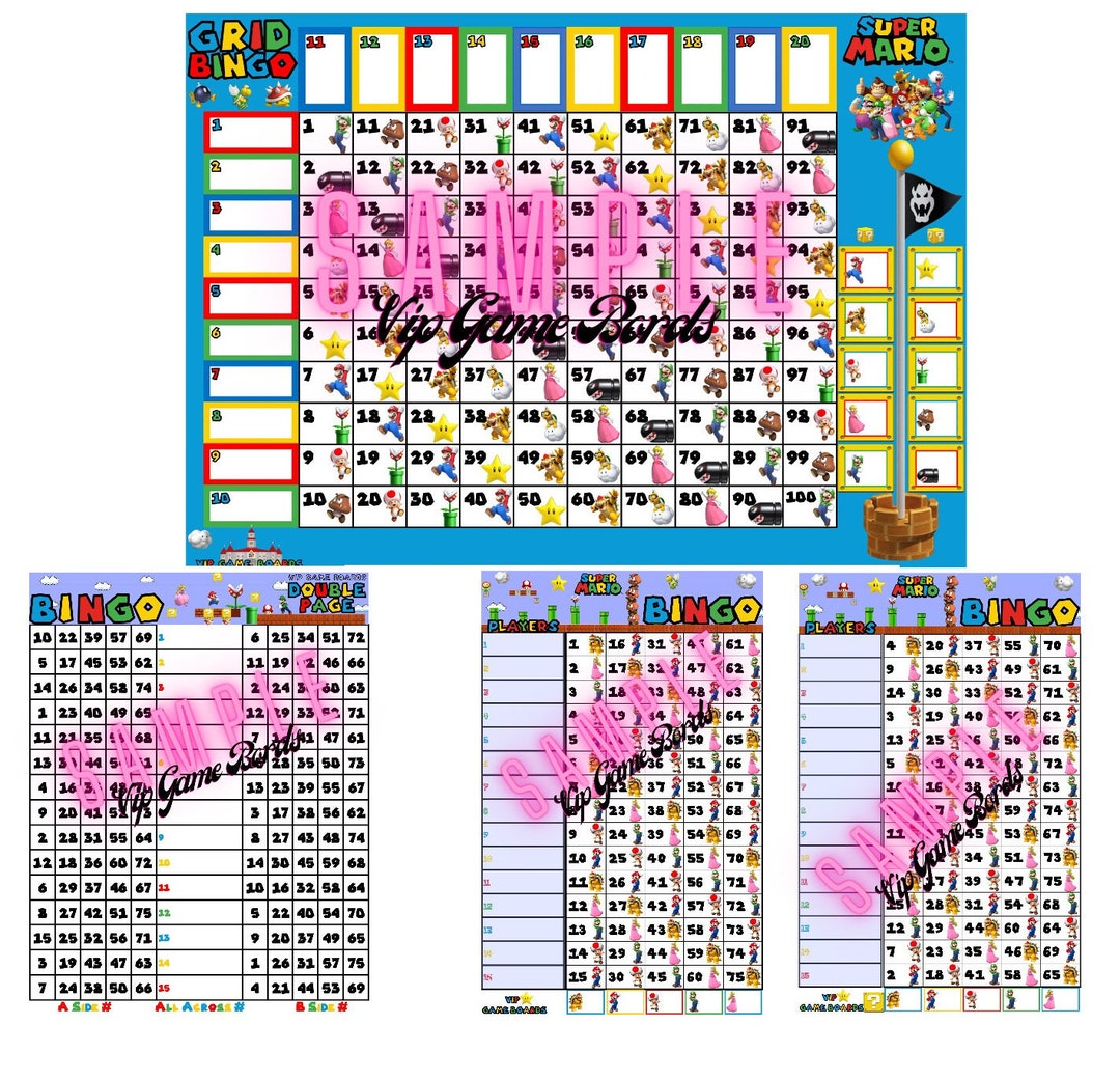 Inspired Mario Bros, Bundle Pack. Included 4 Board Styles (games) See ...