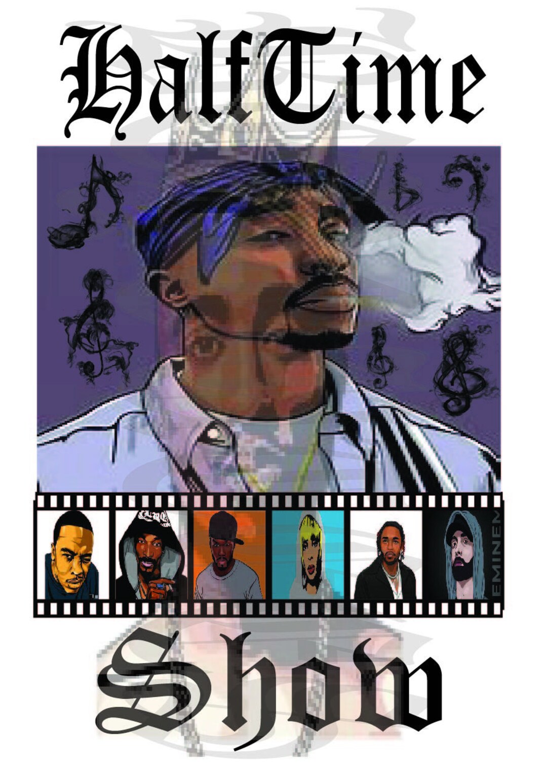 Halftime Show Tribute Tupac download Onlypng - Etsy