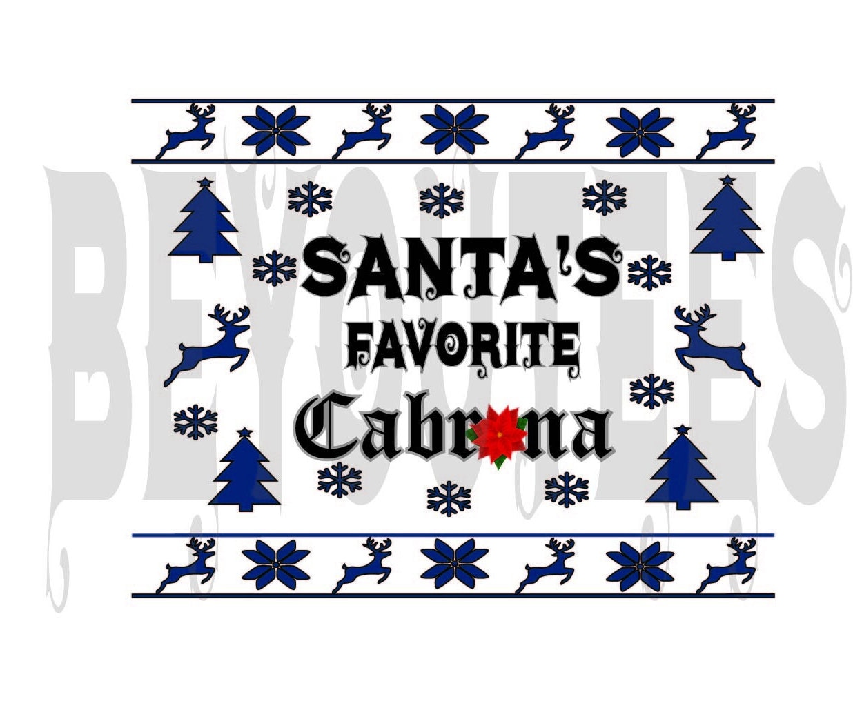 Santas Favorite Cabrona ***DOWNLOAD ONLY*** - Etsy