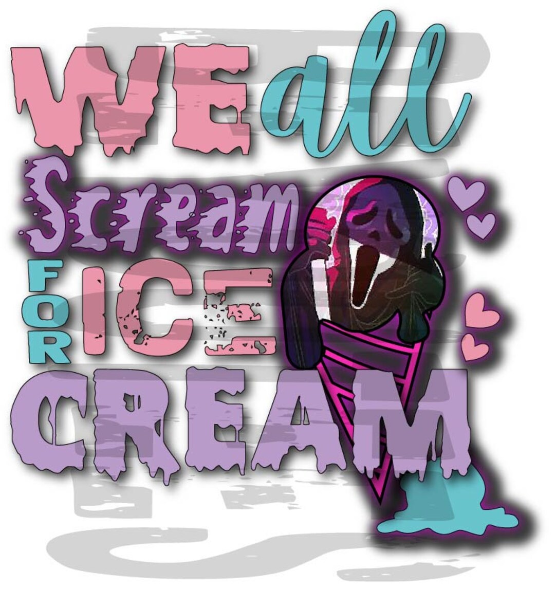 We All Scream for Ice Cream ***DOWNLOAD ONLY*** - Etsy