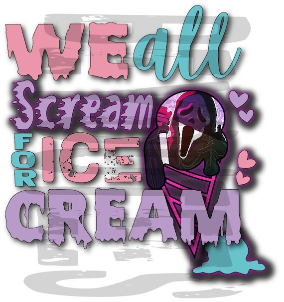We All Scream for Ice Cream DOWNLOAD ONLY | Etsy