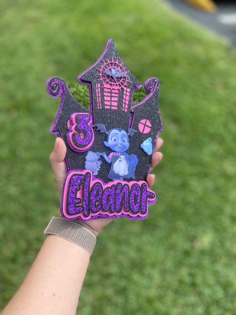 Vampirina 3d Cake Topper| Vampire Girl Party| Vampirina Birthday| Cake ...