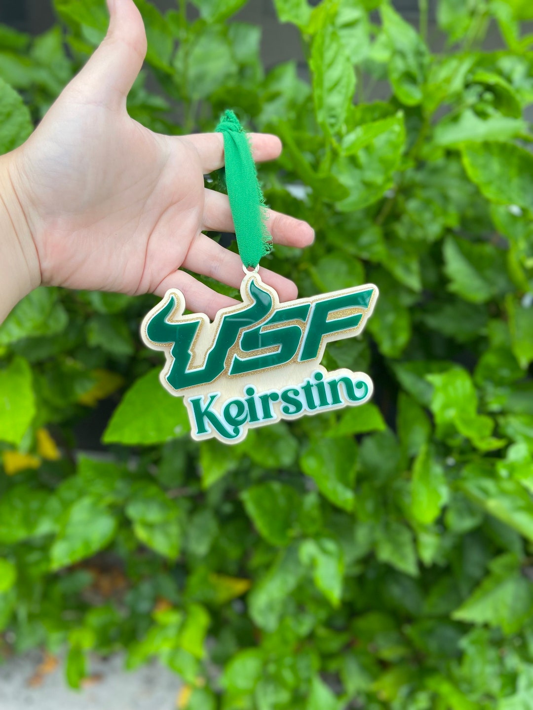 USF Ornament, USF Personalized Ornament, South Florida Ornament ...