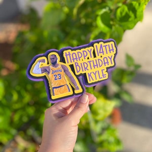 Lebron James Cake Topper Svg - Etsy UK