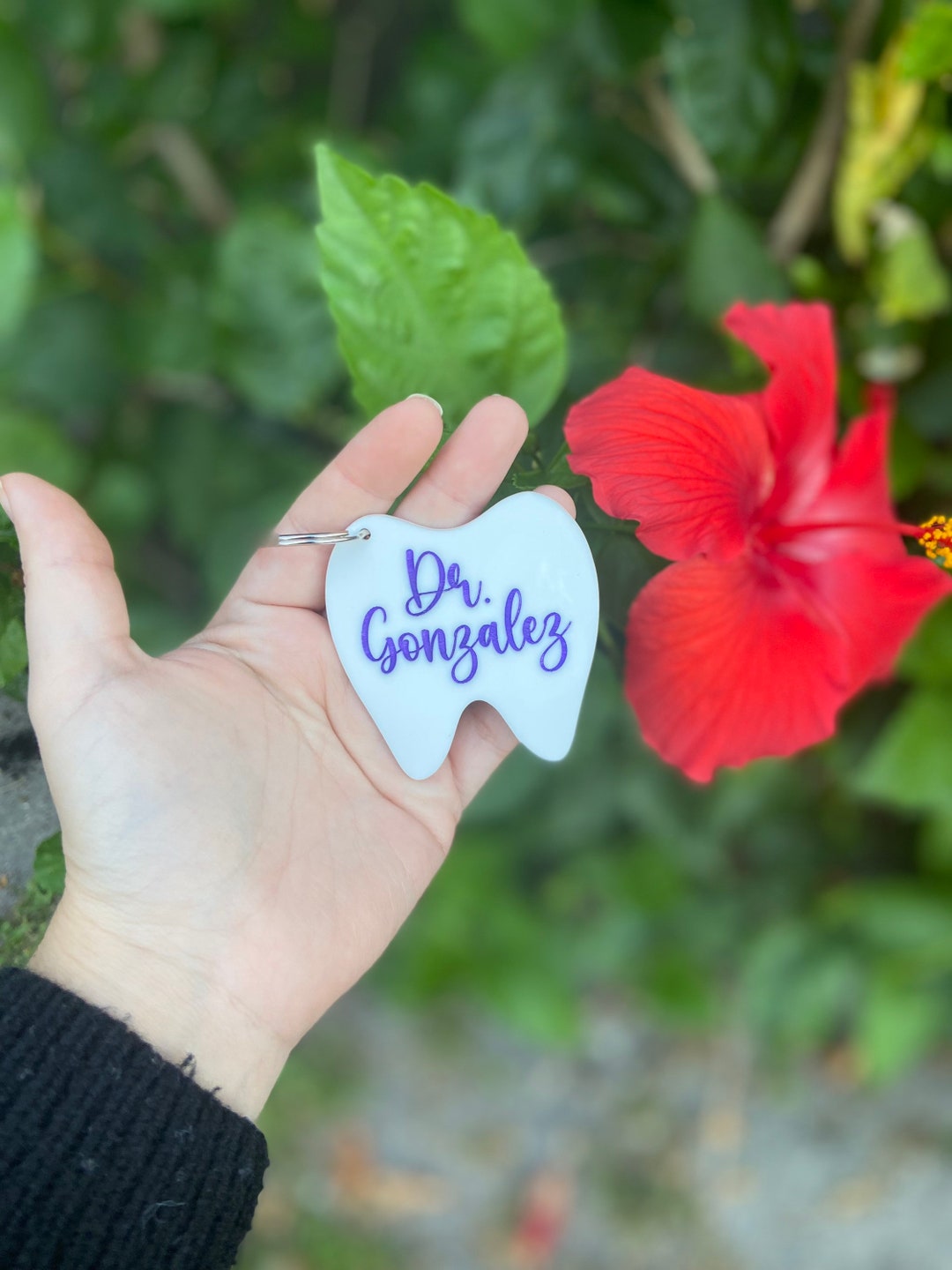 Tooth Keychain | Dentist Keychain | Dentist , RDH , Future Dentist ...