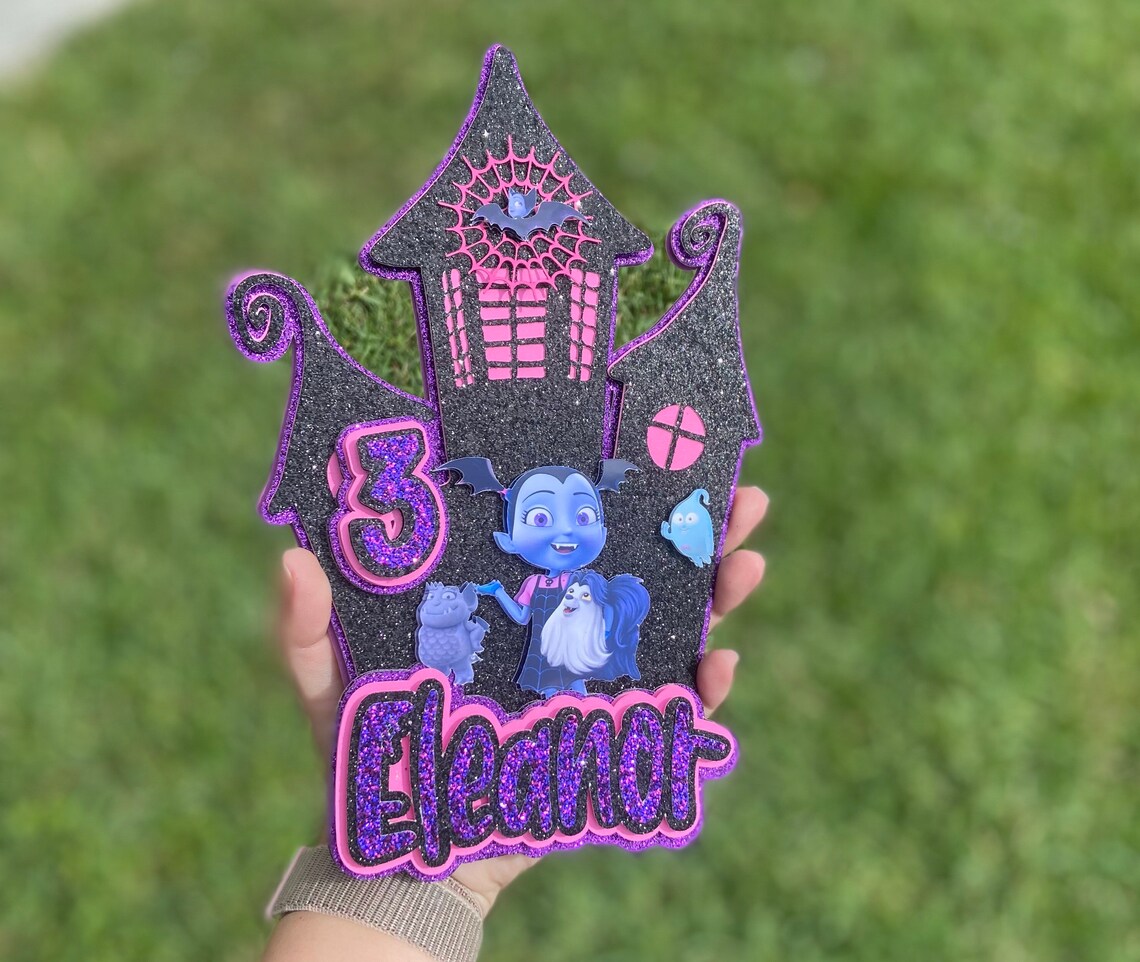 Vampirina 3d Cake Topper Vampire Girl Party Vampirina - Etsy