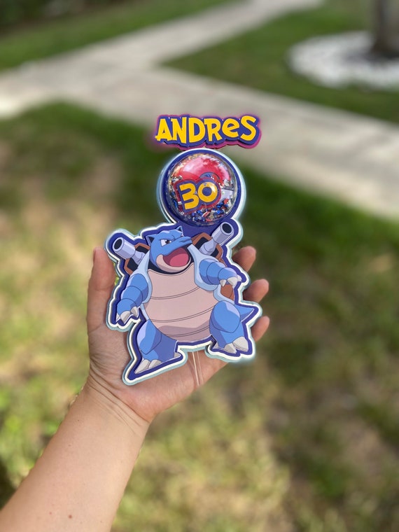 Blastoise Cake Topper Pokémon Cake Topper Blastoise Cake - Etsy