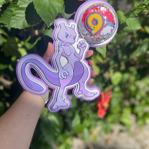 Mewtwo Cake Topper| Pokémon Cake Topper| Mewtwo Cake| Mewtwo Shaker ...