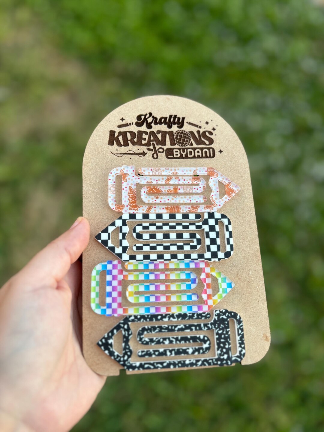 Pencil Bookmark, Jumbo Pencil Bookmark, Pencil Paper Clip, Stocking ...