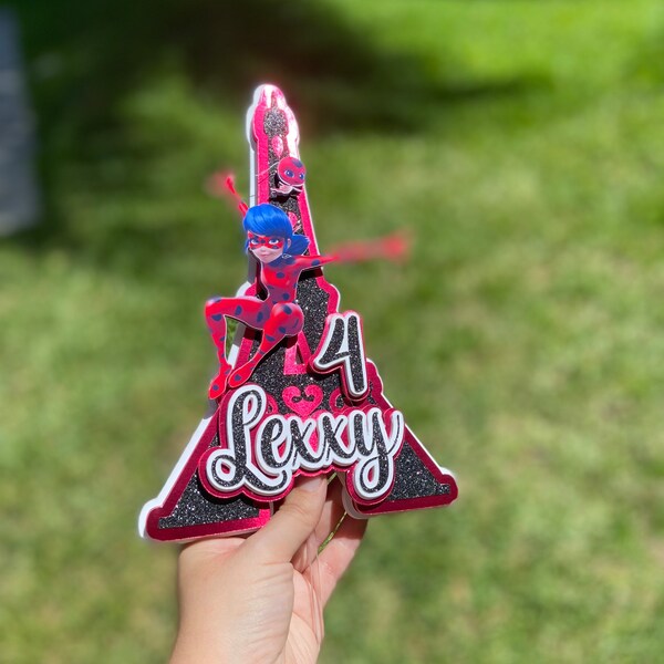 Ladybug Cake Toppers - Etsy