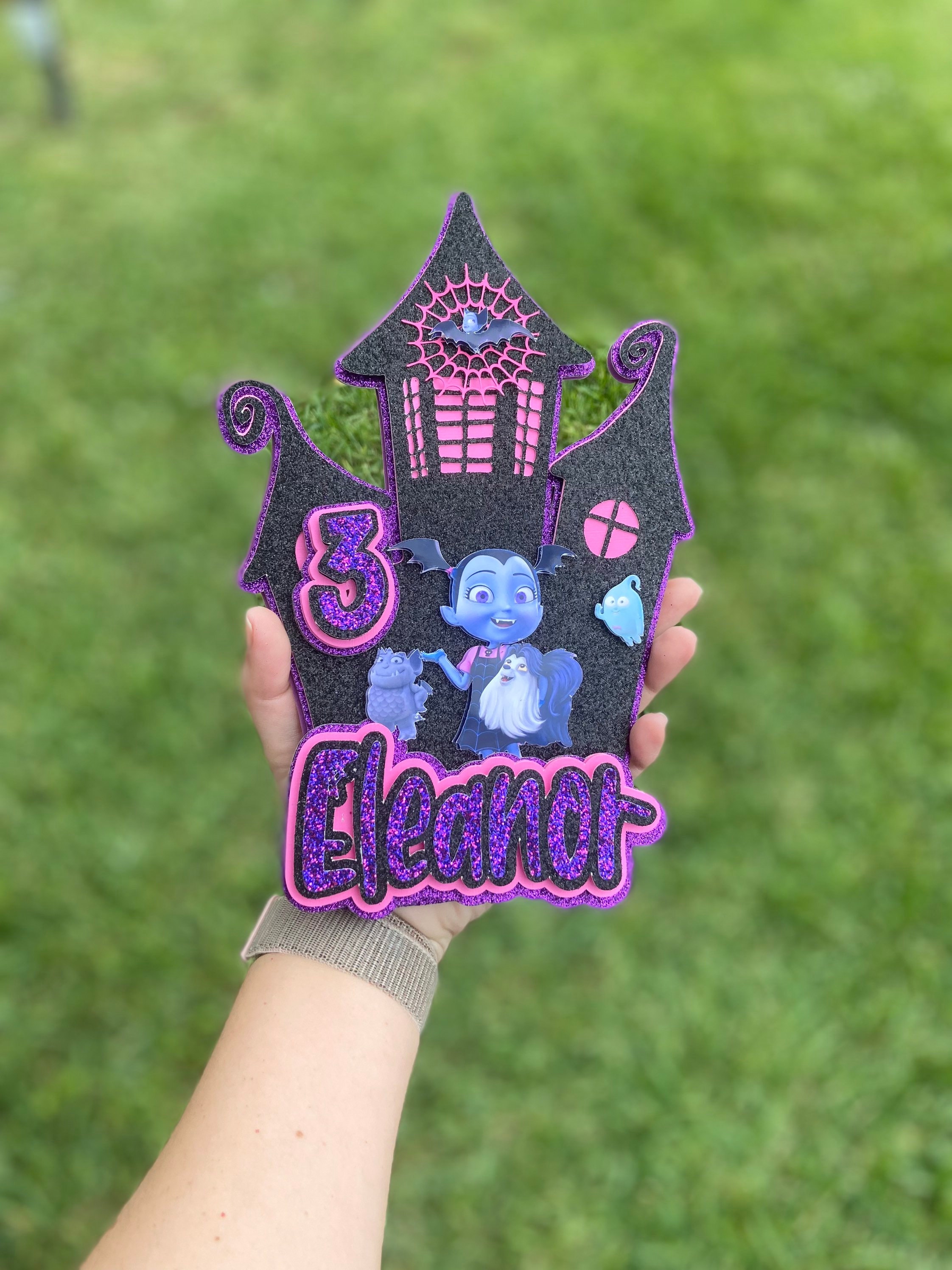 Vampirina 3d Cake Topper| Vampire Girl Party| Vampirina Birthday| Cake ...