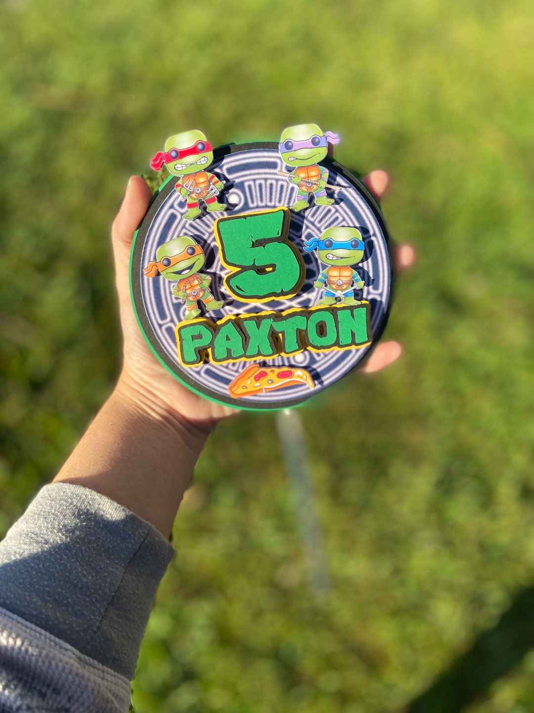 TMNT Cake Topper| Baby Turtles Cake Topper| Teenage Mutant Ninja ...