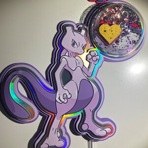 Mewtwo Cake Topper| Pokémon Cake Topper| Mewtwo Cake| Mewtwo Shaker ...