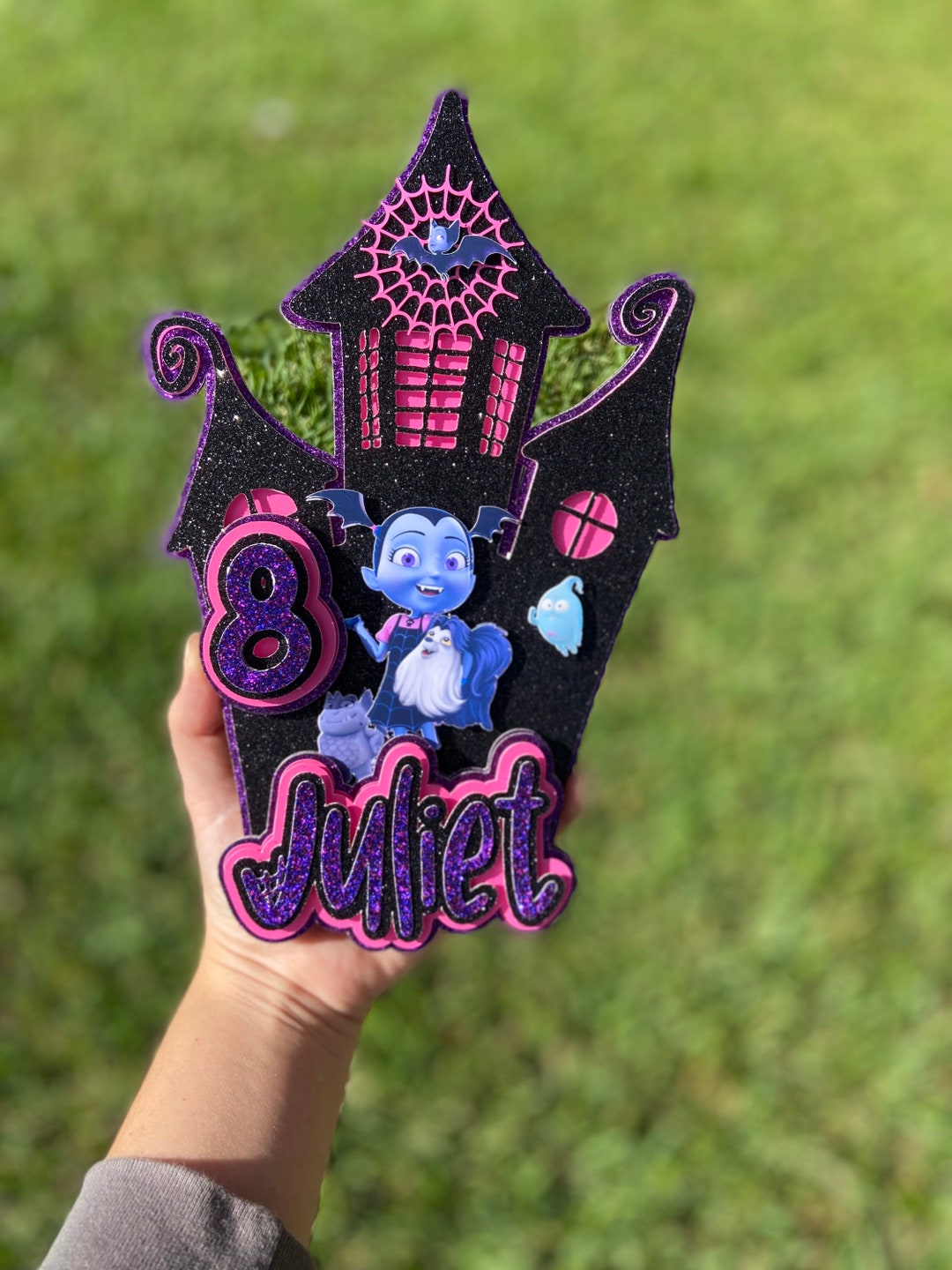 Vampirina 3d Cake Topper| Vampire Girl Party| Vampirina Birthday| Cake ...