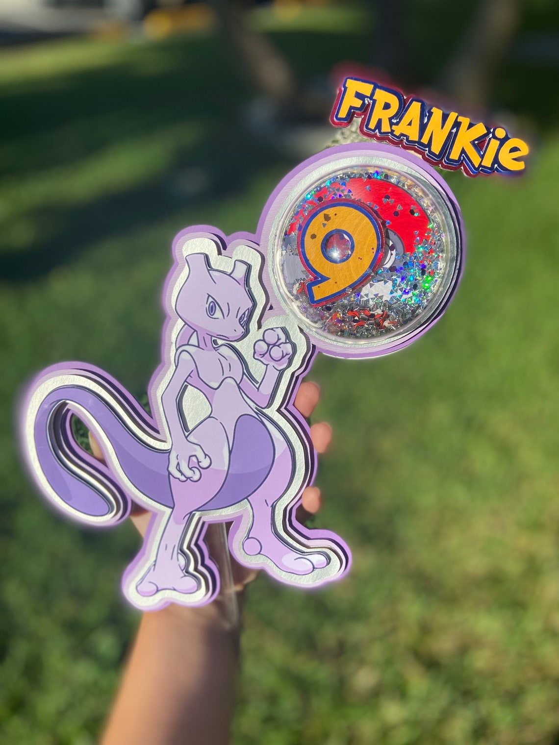 Mewtwo Cake Topper Pokémon Cake Topper Mewtwo Cake Mewtwo - Etsy