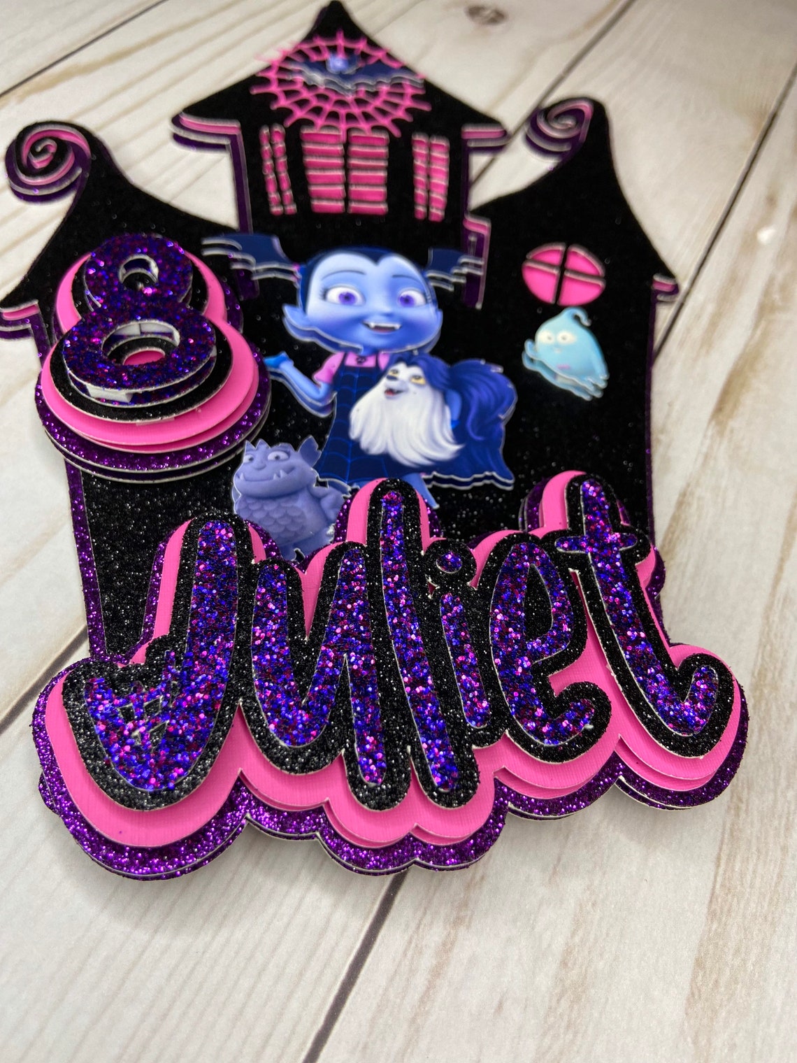 Vampirina 3d Cake Topper| Vampire Girl Party| Vampirina Birthday| Cake ...