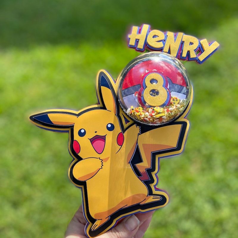 Pikachu Cake Topper - Etsy