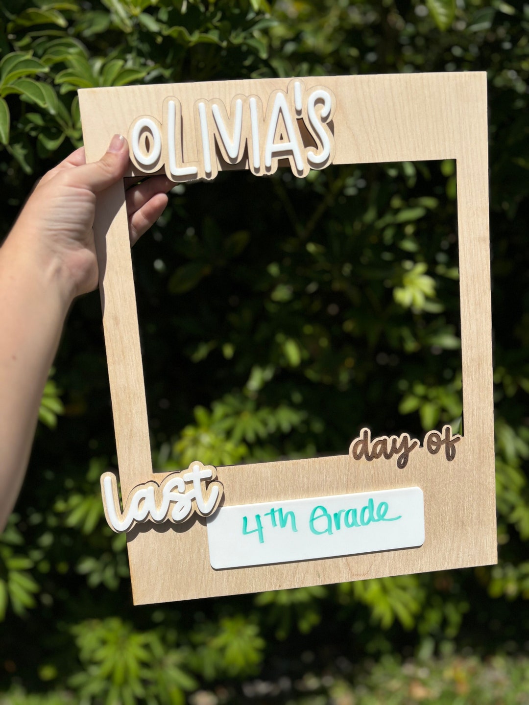 Back to School Photo Prop, Interchangeable Back to School Prop ...