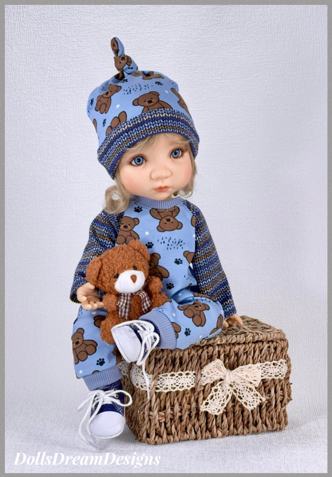 Meadow Mae/aya Dolls Clothes, Teddy Bear Outfit for 15” Meadow Dolls - Etsy