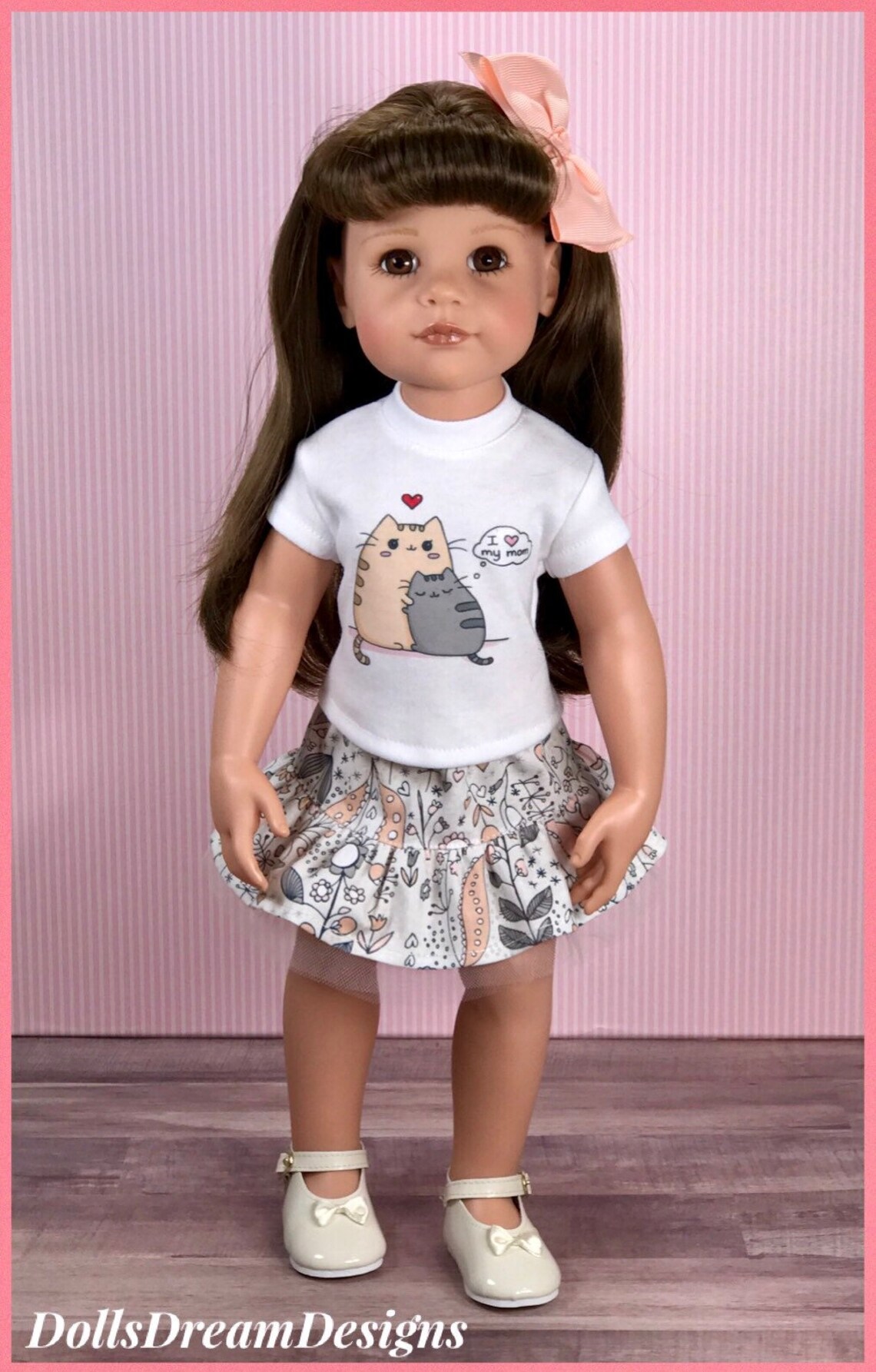 Gotz Doll Mother's Day Clothes T-shirt and Skirt for Gotz - Etsy