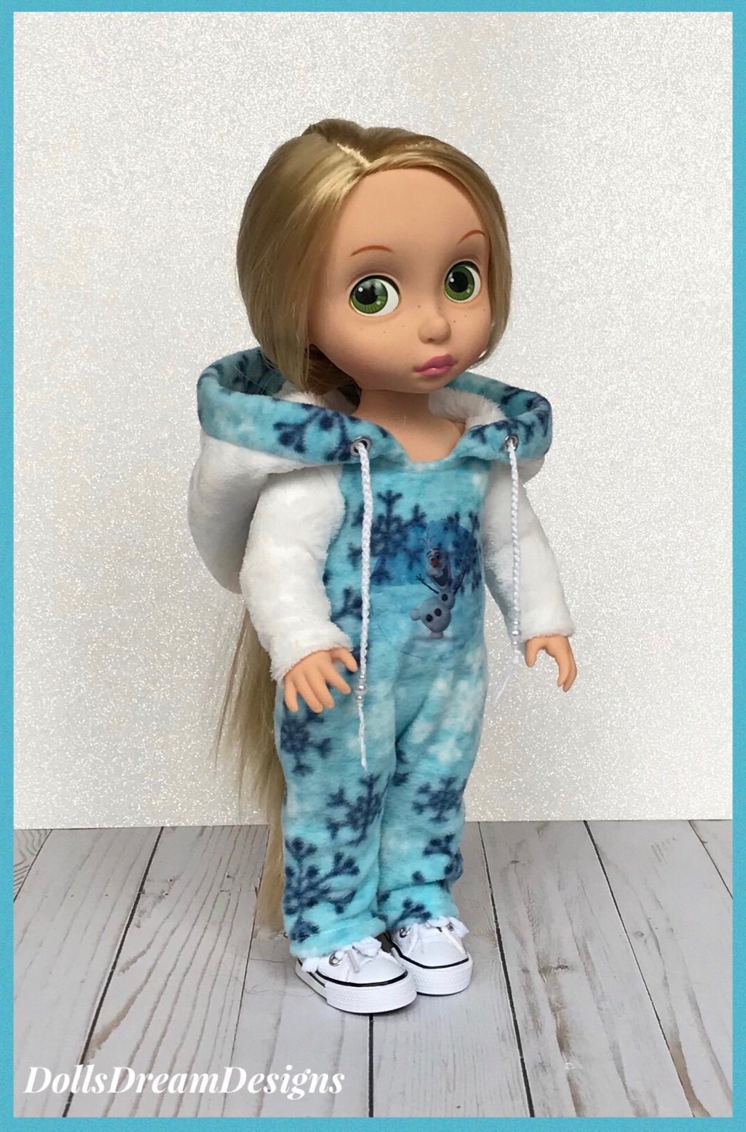 Disney Animator Doll Clothes,animator Doll Snowflakes Jumpsuit,gift for ...