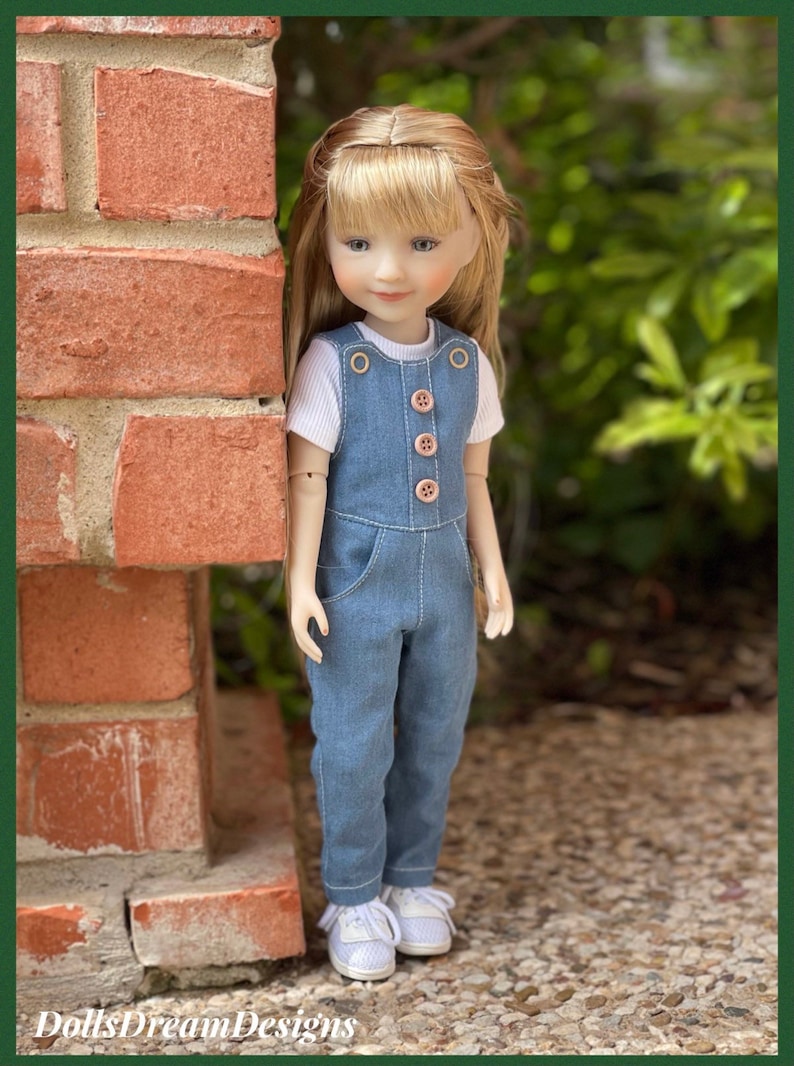 Ruby Red Doll Clothes, Denim Jumpsuit for Ruby Red Dolls. - Etsy