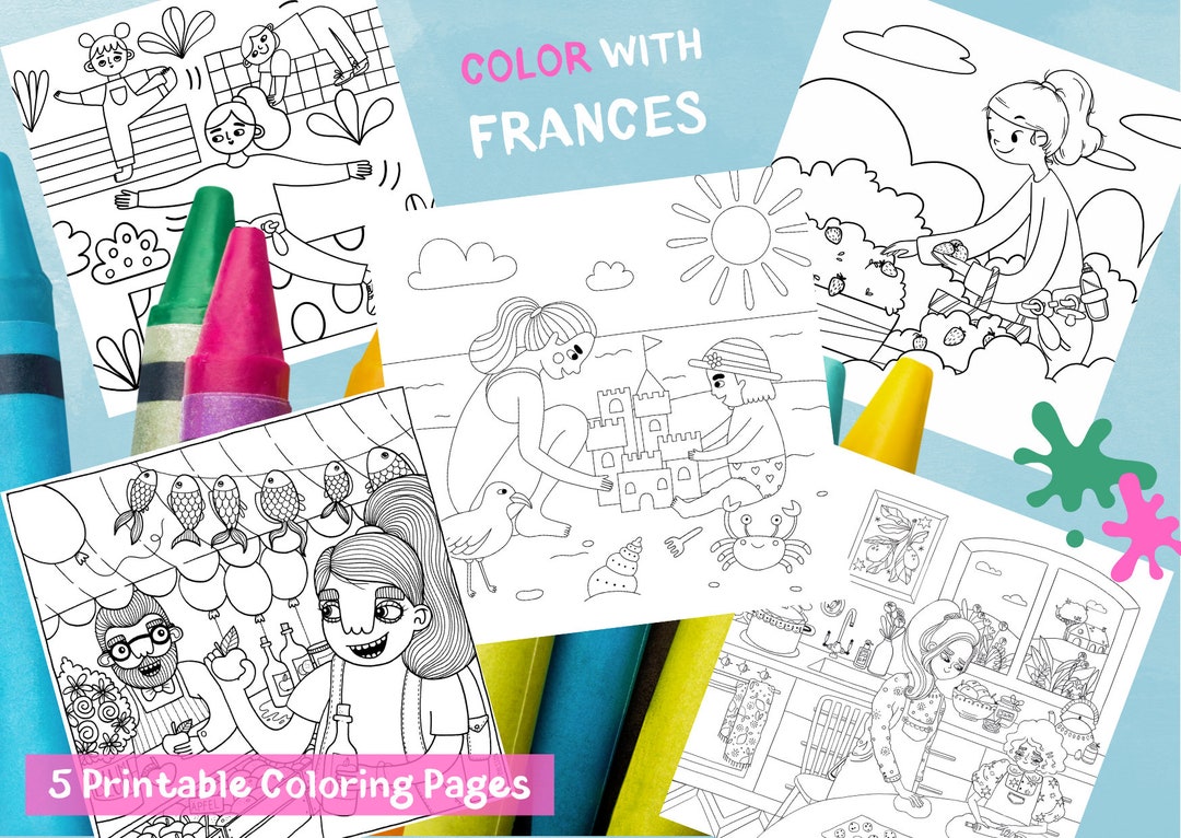 5 frances the Babysitter Coloring Pictures to Download Coloring Book ...
