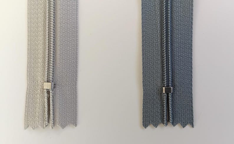 Gray Zipper, Choose Color - Etsy