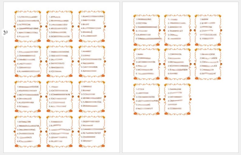 Thanksgiving Telestrations Printable Cards – Holiday Family Game Add-on ...